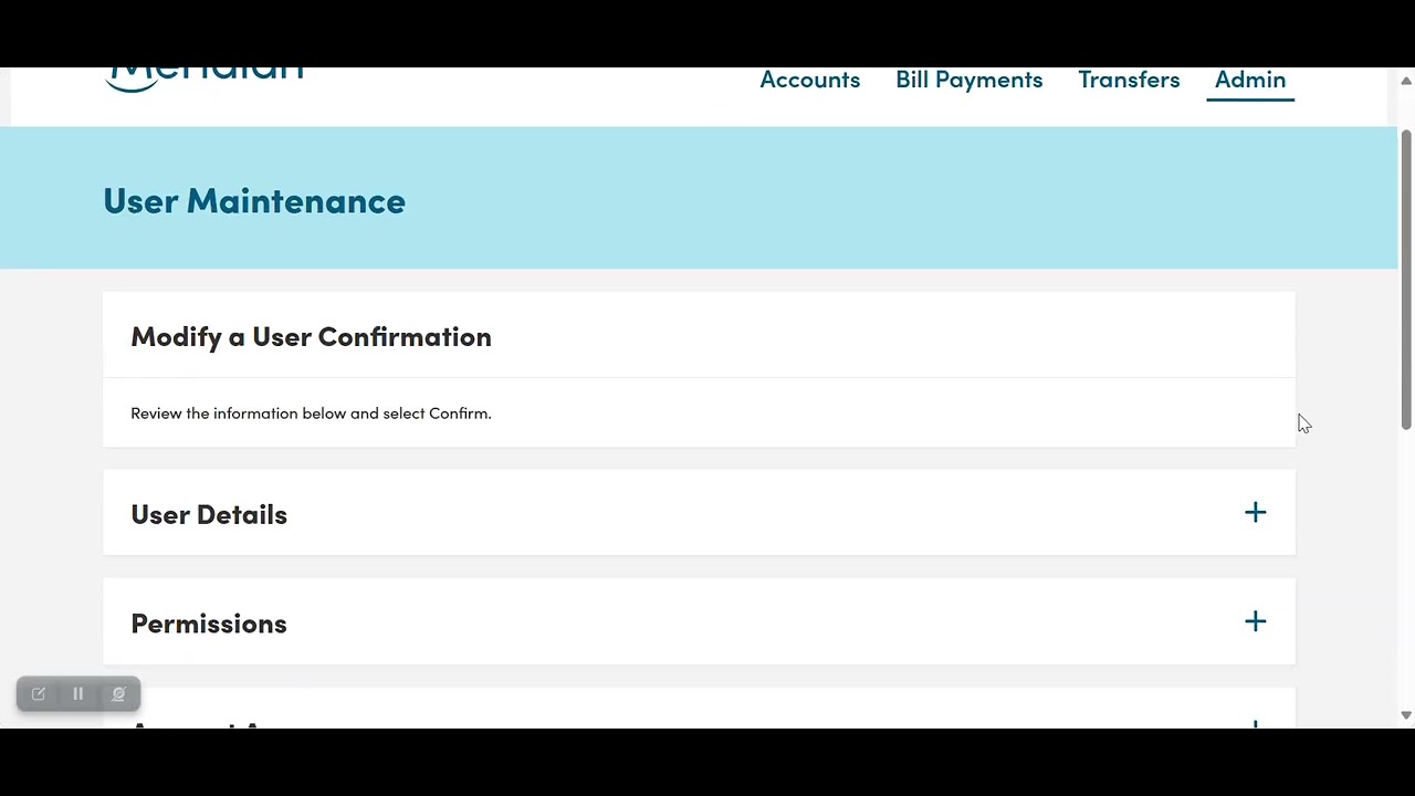 Transcript: How to view new accounts in Meridian Business Online ...